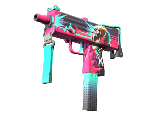 Купить КС 2 скин MAC-10 | Неоновый гонщик (Поношенное) | Aim.market