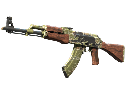 Купить КС 2 скин StatTrak™ AK-47 | Ягуар (Прямо с завода) | Aim.market